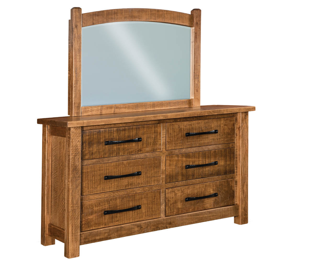 Vogen 6 Drawer Dresser with Mirror - Salome Furnishings